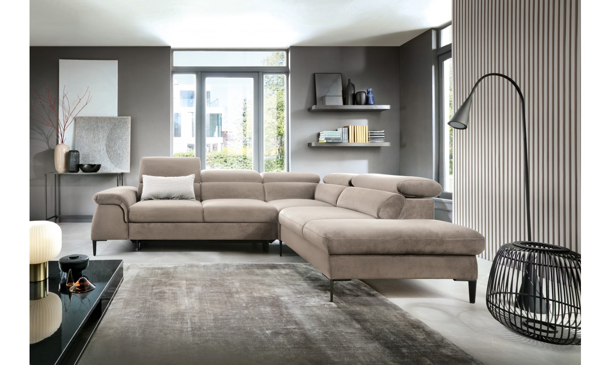 Beverly L Corner Sofa Bed